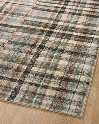 Loloi Chris Loves Julia Humphrey Collection HUM-03 Forest/Multi 7'-3'' x 9'-3'' .38" Pile Height, Area Rug feat. CloudPile