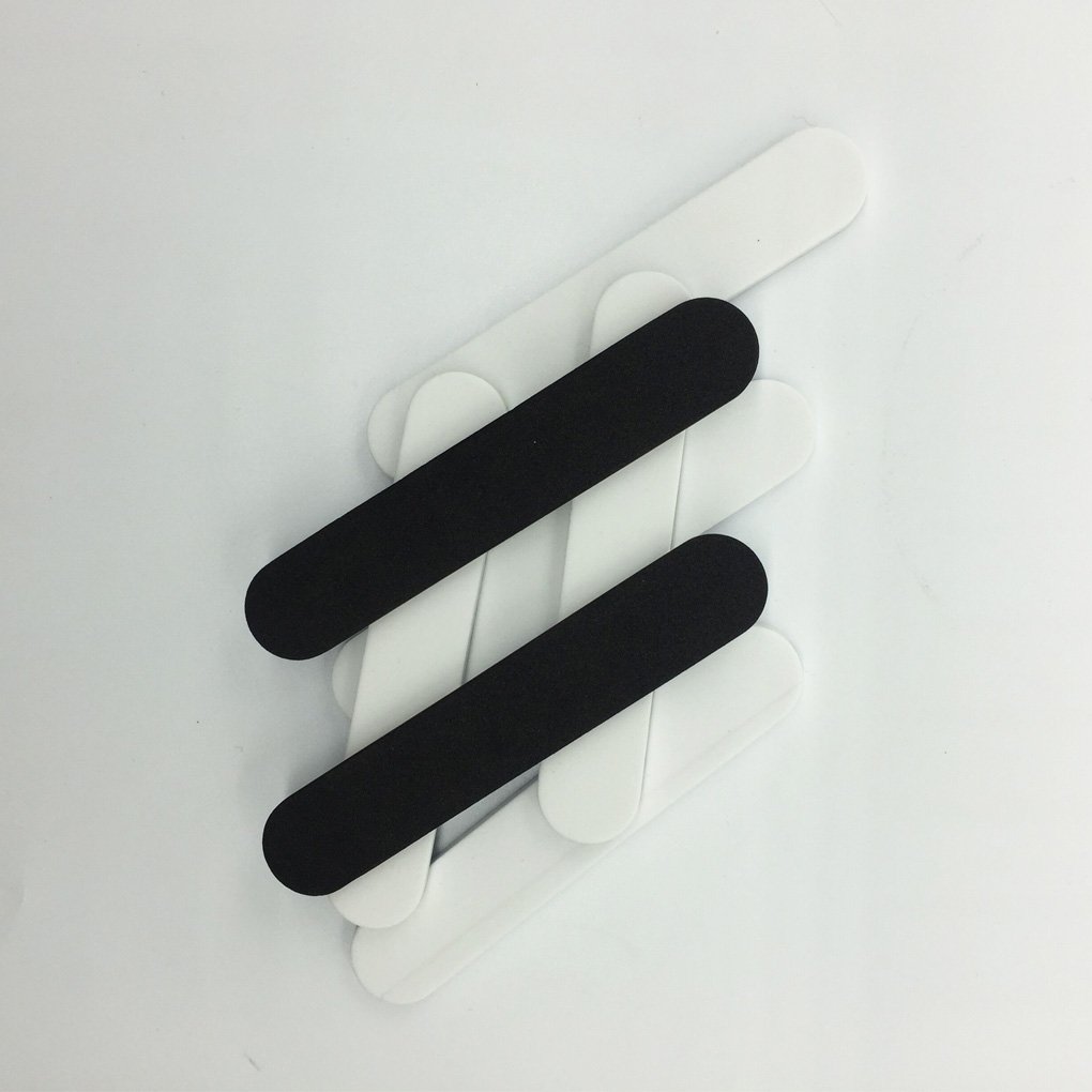 HYHP 20 Pieces Self-Adhesive Hat Size Reducer Hat Bands, Hat Sizing Tape Hat Size Reducing Tape for Women and Men (Black and White)