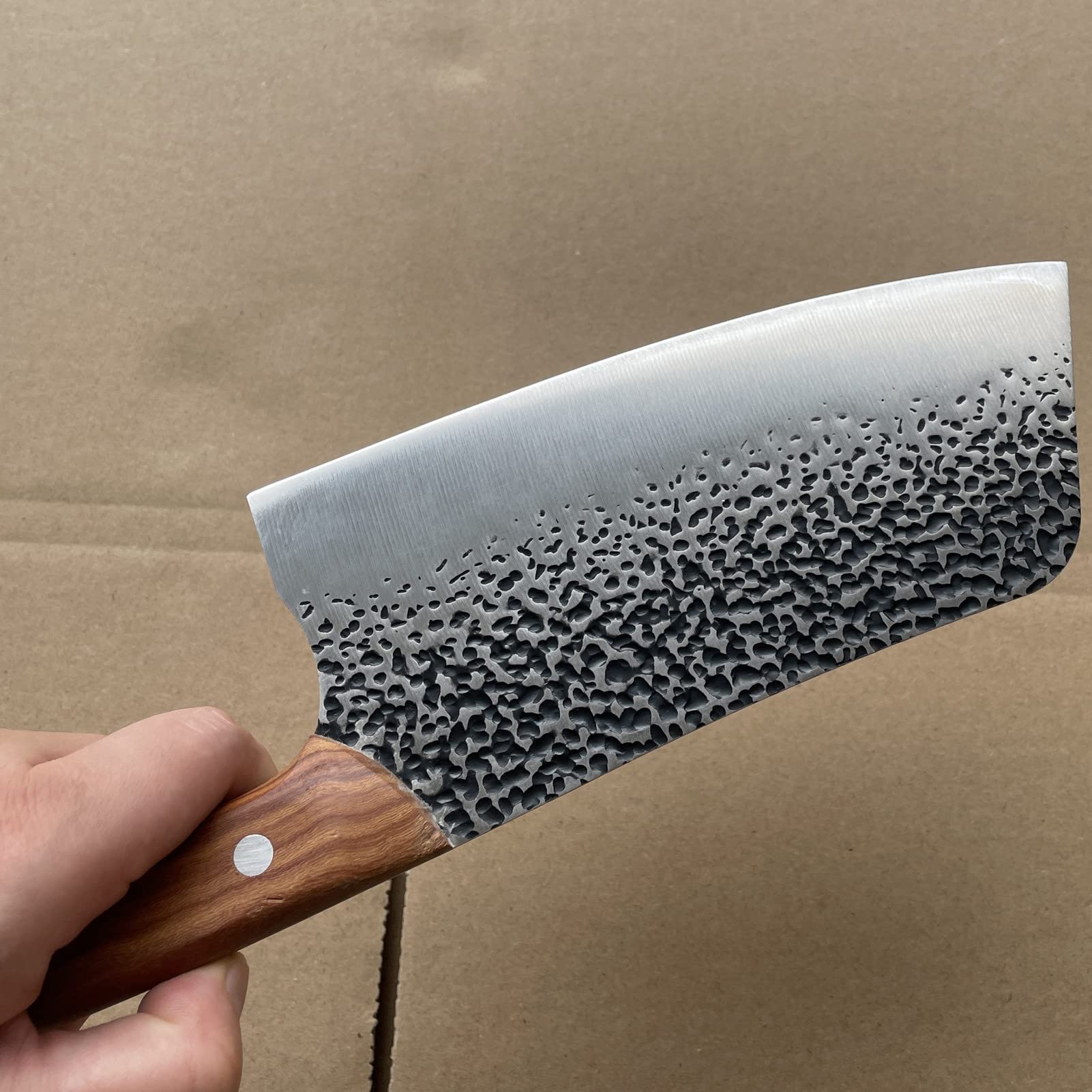 7Inch High Carbon Steel Light Chef Knife Super Sharp Meat Vegetable Cleaver Knife