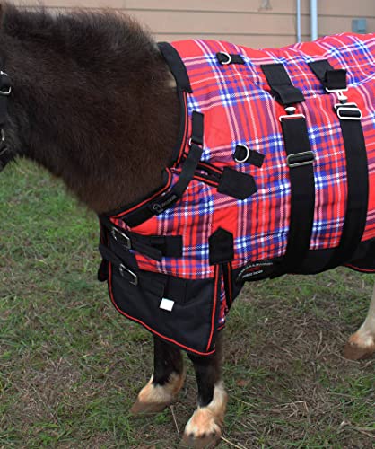 CHALLENGER 50" 600D Miniature Weanling Donkey Pony Horse Foal Winter Blanket Navy 51972B