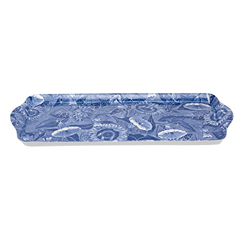 Pimpernel Blue Room Sunflower Collection Sandwich Tray | Serving Platter | Crudité and Appetizer Tray | Made of Melamine | Measures 15.1" x 6.5" | Dishwasher Safe