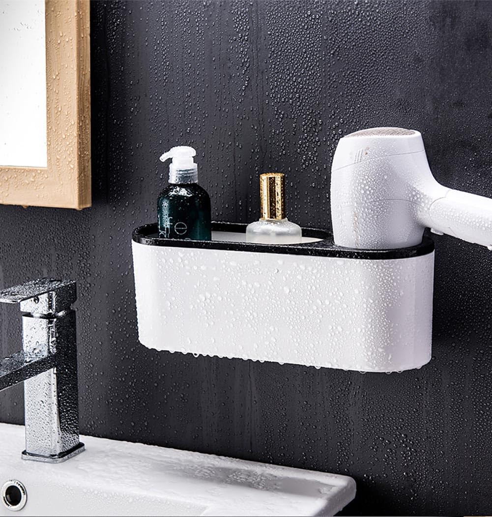 lzzch1219 Hair Tool Organizer, Hair Dryer Blower Curling Iron Brush Holder, Bathroom Under Cabinet Boor, Wall Mount Storage for Straightener Tool