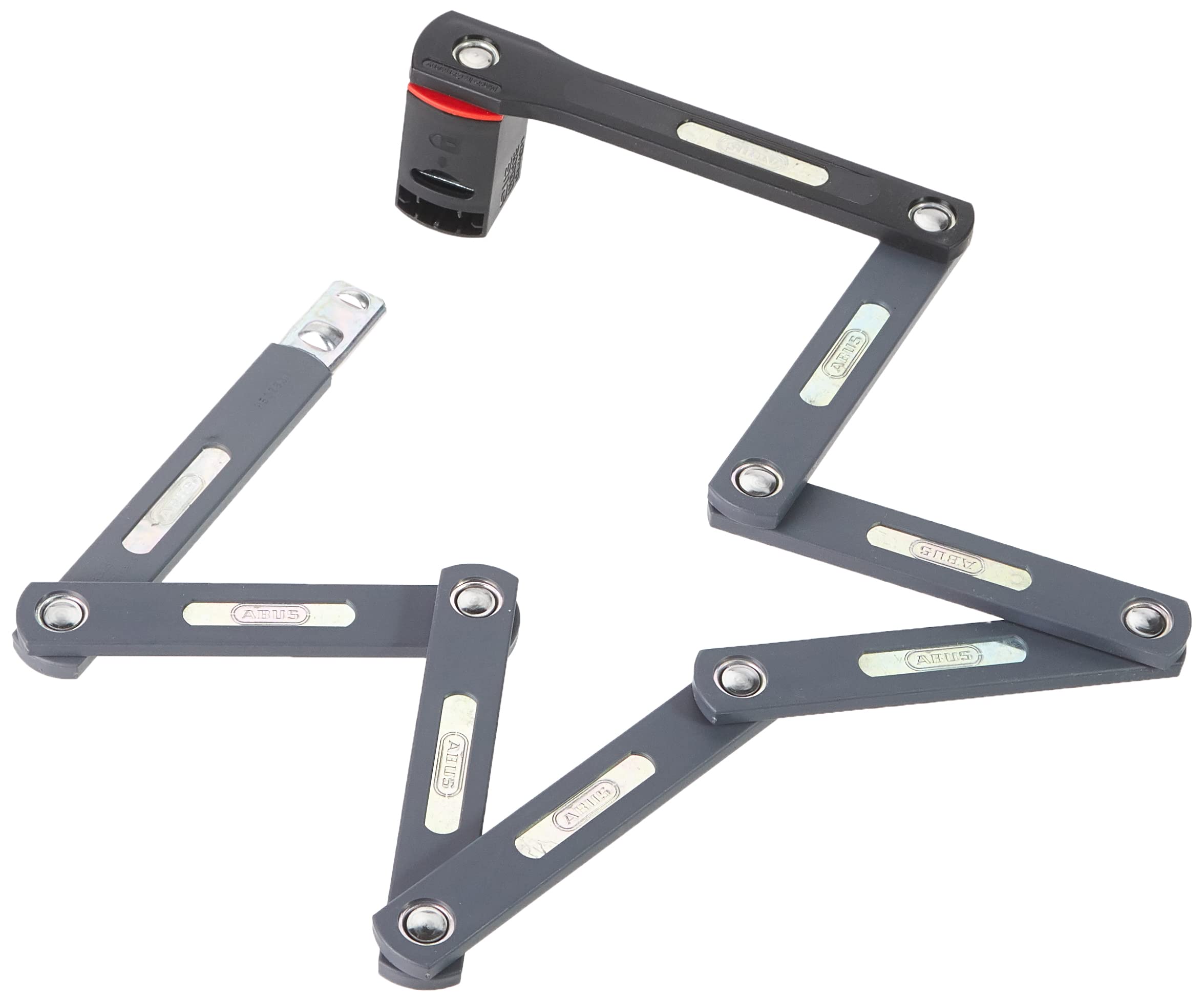 Abus uGrip Bordo 5700 Big - 3.2ft β 5mm Steel Links β Black - w/SH Bracket, 867439