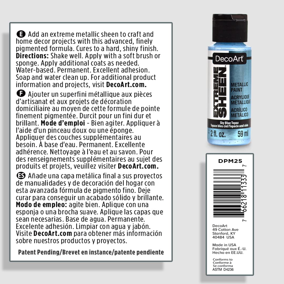 DecoArt Extra Sheen Paint - Aquamarine - 2 fl oz