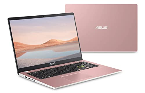 ASUS Vivobook L510 Thin & Light Laptop Computer, 15.6” FHD Display, Intel Pentium Processor, 4GB RAM, 512GB Storage, Backlit Keyboard, 1 Year Microsoft 365, Windows 11 Home in S Mode, Pink