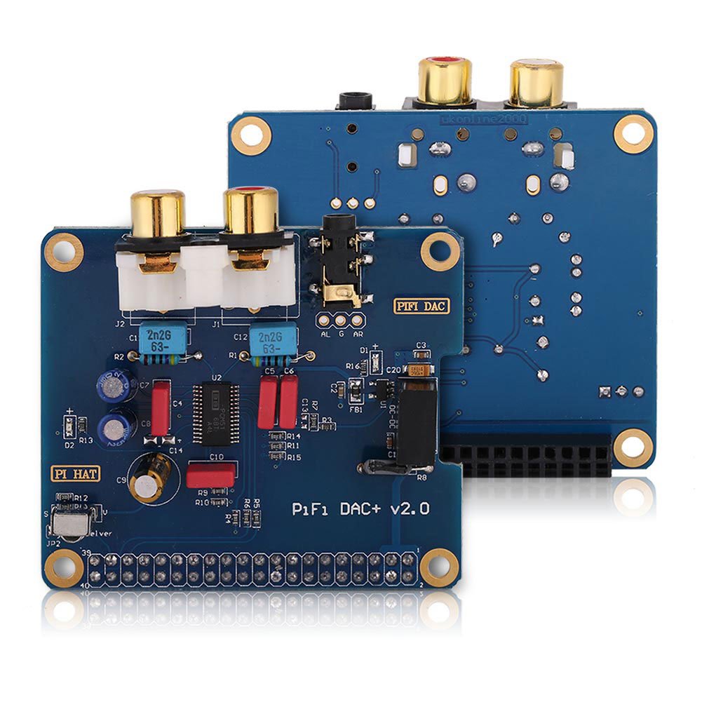 I2S HiFi Interface DIGI DAC PCM5122 Amplifier and HiFi Digi Digital Audio Expansion Sound Card Module for 3 Model B / 2B / B