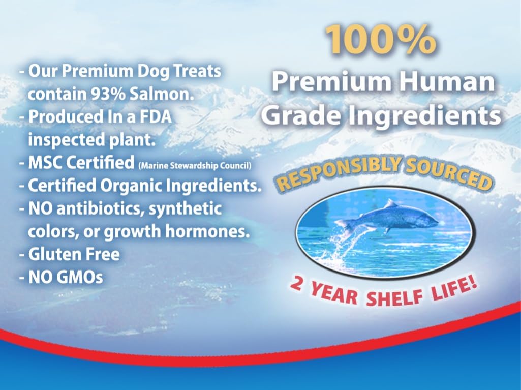 Alaska Puppy Love Wild Alaskan Salmon Jerky 3oz