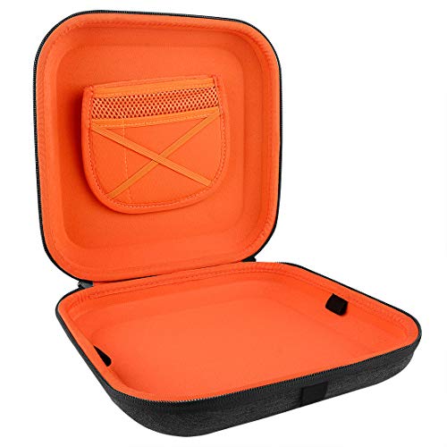 Geekria Shield Case for Large Sized Over-Ear Headphones, Replacement Hard Shell Travel Carrying Bag with Cable Storage, Compatible with Audio-Technica ATH-M50X, Sony WH505 (Dark Grey)