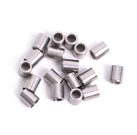 ACCMOS 24pcs Archery Stainless Steel Explosion-Proof Ring Protect Arrow Head Arrow Nocks Arrow Shaft Explosion-Proof Ring for Hunting Bow Arrow Equipment Accessories