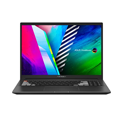 ASUS VivoBook Pro 16X OLED Slim Laptop, 16" WQUXGA 16:10 Display, AMD Ryzen 7 5800H CPU, NVIDIA GeForce RTX 3050 Ti, 16GB RAM, 1TB SSD, Windows 11 Home, 0°Black, M7600QE-DB74