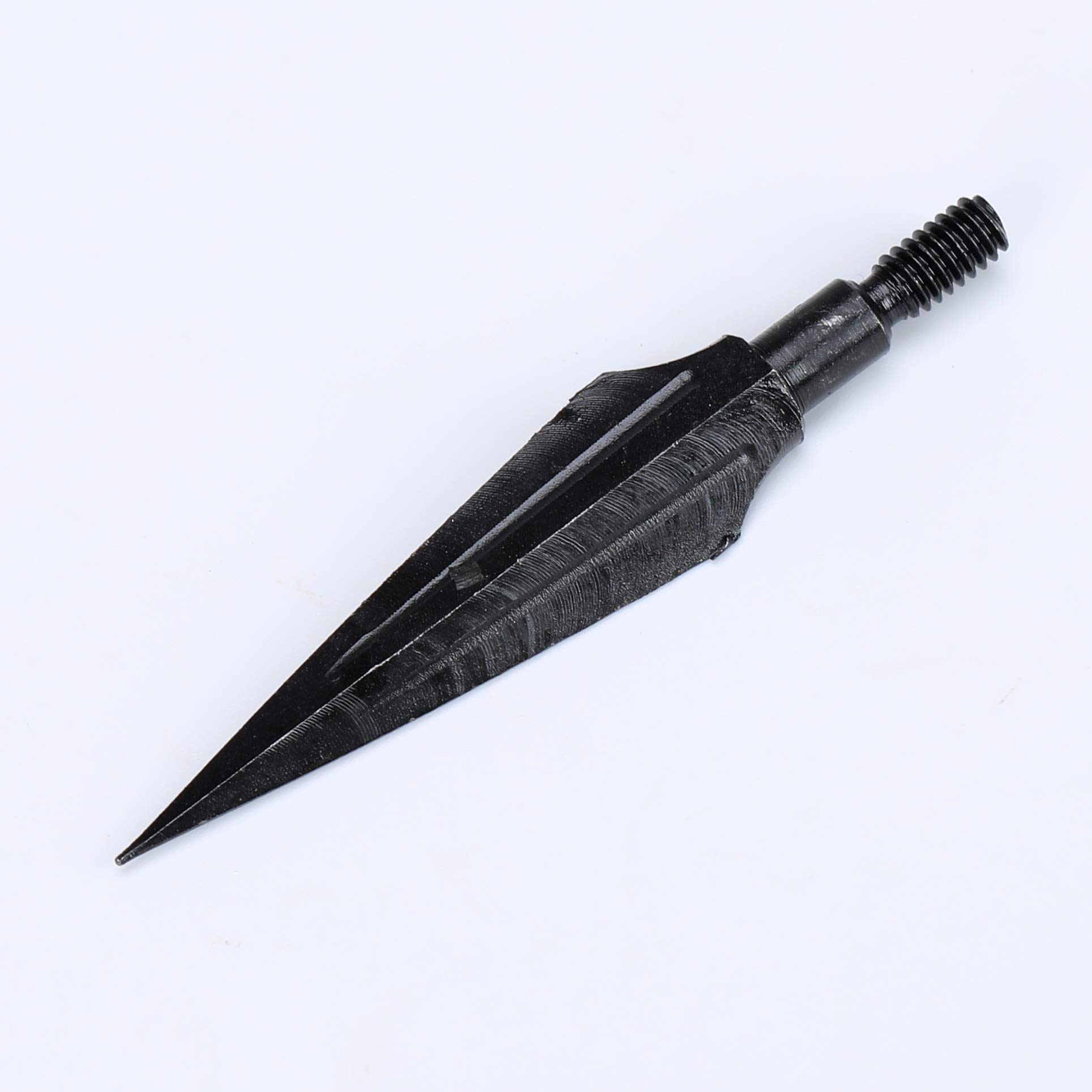 ACCMOS Reeded Carbon Steel Broadheads Arrow Heads Tips Arrow Points Archery Arrowheads for Compound Bow Crossbow Recurve Bow 6 Pack