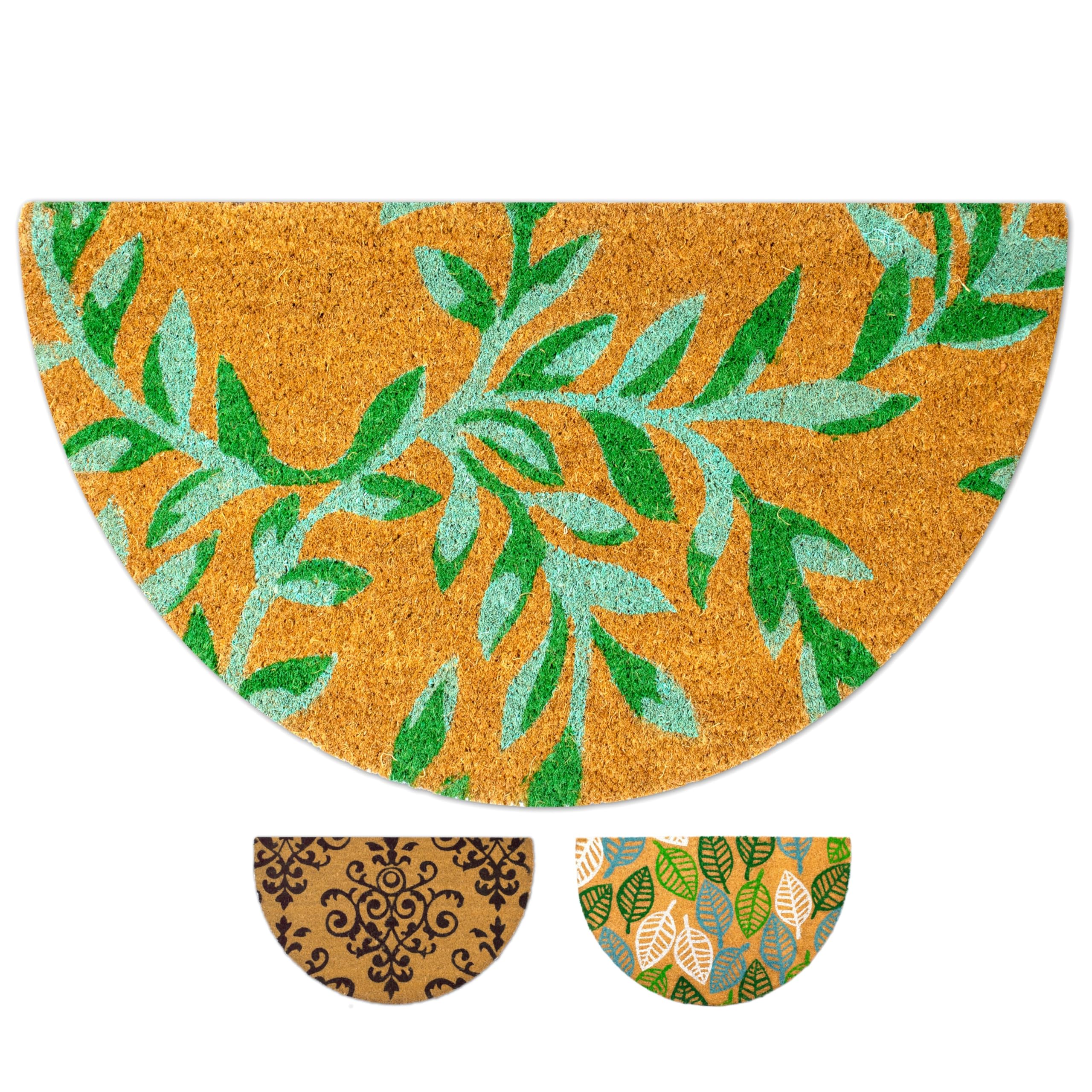 LUA VIKA Coir Door mats Outdoor, Door mat Outside Entrance, Outdoor mats for Front Door, Welcome mat Indoor, Doormat Outdoor, Funny Door mats Outside, Coir Doormat 16"x27.5" (Nature)