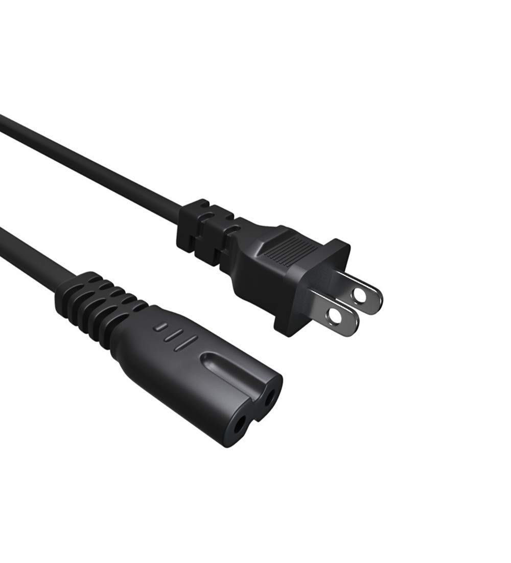AC Power Cord Cable Compatible for Canon PIXMA MX492 MX922 MX490 MP495 MP560 MX870 MG2420 MG2520 MG2920 MG3620 TS9120 TS3122 TS6120 TR Series, Replacement 2 Prong Cable Long 6Ft [UL Listed]