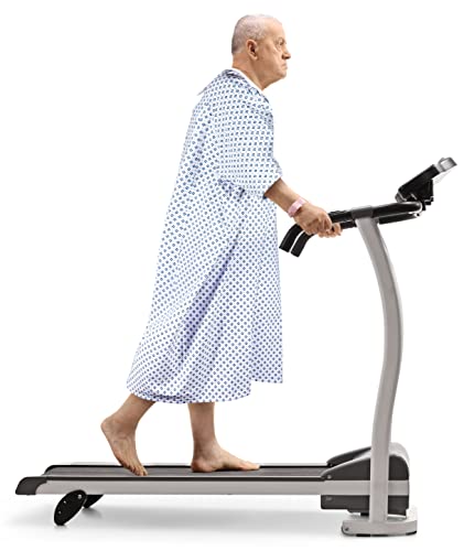 Wrinkle-Free Patient Gown - Fine Cotton Blend - Soft and Comfortable Fabric - Back Front Tie - Fit Easily Up to 2XL Size - Multipurpose Hospital Gown for Men and Women - Reusable and Washable -4 Pack