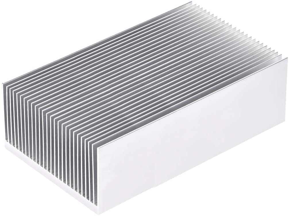 tatoko Aluminum Heat Sink Heatsink Module Cooler Fin for High Power Led Amplifier Transistor Semiconductor Devices with 130mm (L) x 69mm(W) x 36mm(H)