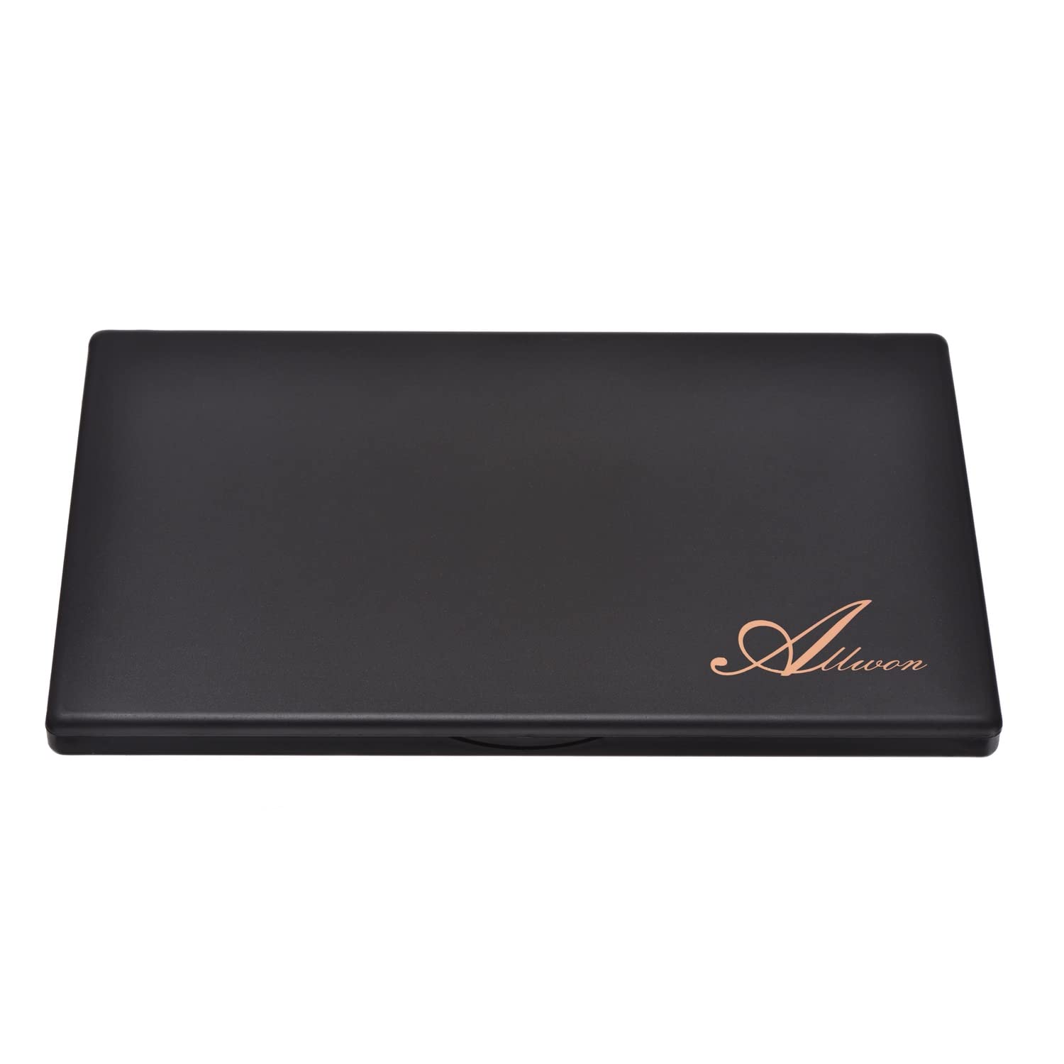 Allwon Medium Empty Magnetic Plastic Eyeshadow Makeup Palette with 15Pcs Adhesive Empty Palette Metal Stickers for Eyeshadow Lipstick Blush Powder