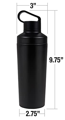 Betty Boop OFFICIAL Paisley Dots 18 oz Insulated Water Bottle, Leak Resistant, Vacuum Insulated Stainless Steel with 2-in-1 Loop Cap