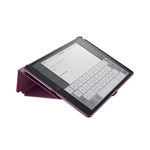 Speck Products Compatible Case for Apple iPad 9.7" (2017/2018, also fits 9.7" iPad Pro/Air 2/Air), Balance FOLIO Case/Stand, Syrah Purple/Magenta Pink