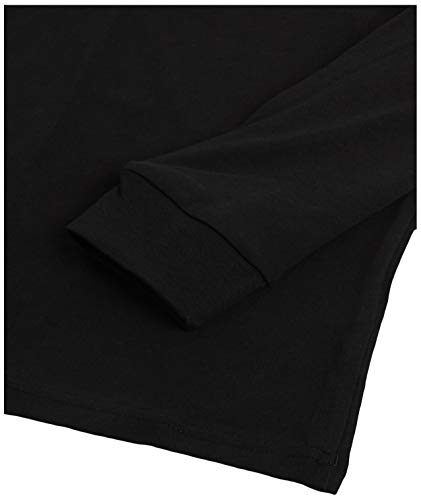 adidas Originals unisex-youth 3-Stripes Tee Black/White Medium