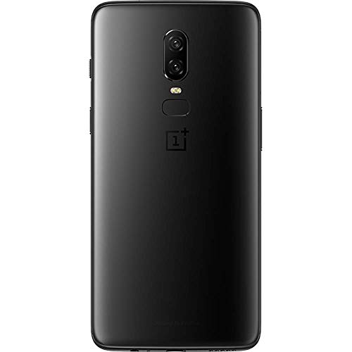 OnePlus 6 A6003 Dual-SIM (128GB Storage | 8GB RAM) (GSM Only, No CDMA) Factory Unlocked 4G Smartphone (Midnight Black) - International Version