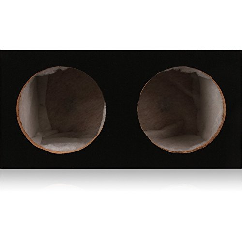 BELVA Dual 10-inch Car Subwoofer Box Sealed 3/4-inch MDF Prelined Polyfil