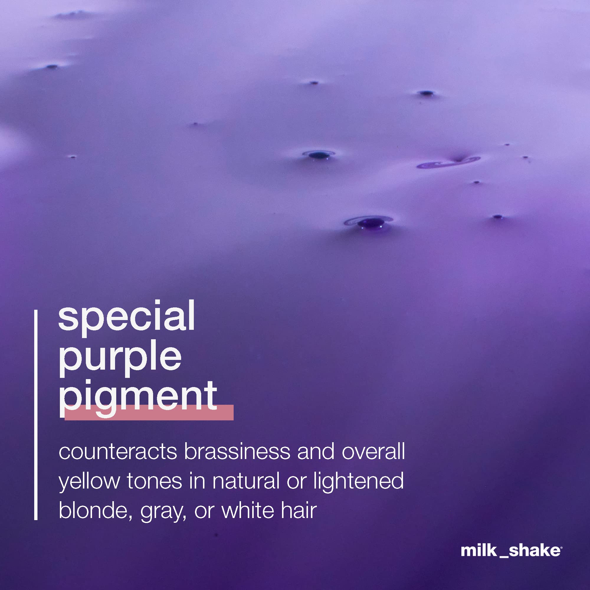 Milk_shake Silver Shine Purple Shampoo for Blonde Hair - Blonde Toner for Brassy Hair 100% SLES-Free, 3.3 Fl Oz