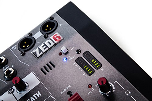 Allen & Heath ZED-6 – Ultra Compact 6-Input Audio Mixer (AH-ZED-6)