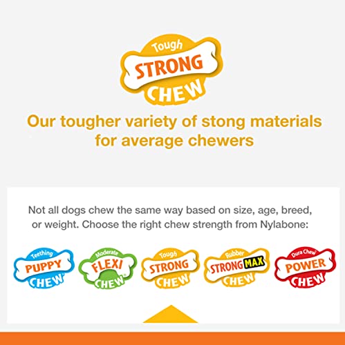 Nylabone Real Wood Stick Strong Dog Stick Chew Toy Maple Bacon Medium/Wolf (1 Count)