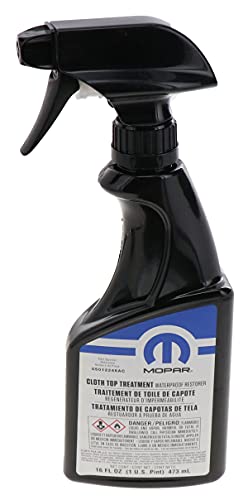 Genuine Chrysler Accessories 5012246AB Convertible Cloth Top Treatment - 16 oz. Trigger Spray Bottle