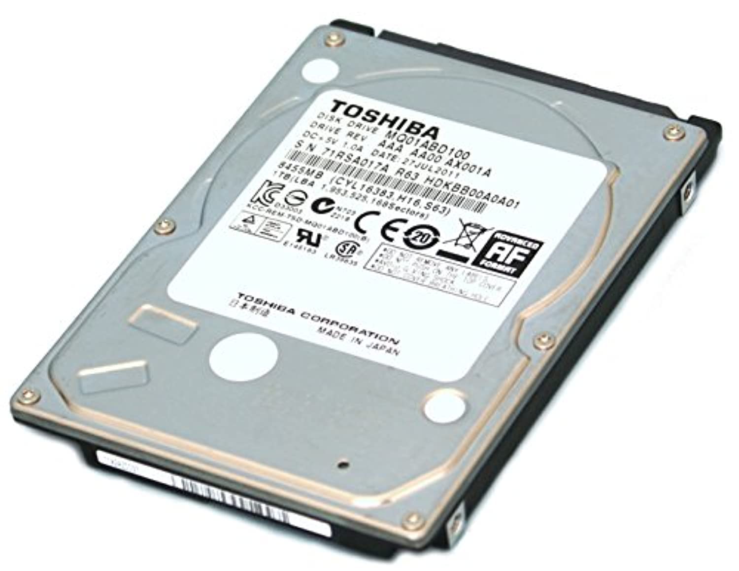 Toshiba MQ01ABD MQ01ABD100 1 TB 2.5 inch Internal Hard Drive (Renewed)
