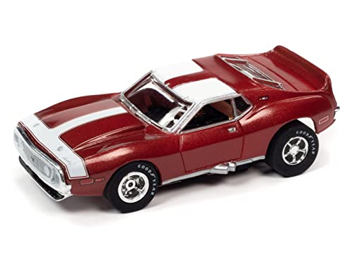 Auto World Xtraction R35 1971 AMC Javelin AMX Red HO Scale Slot Car