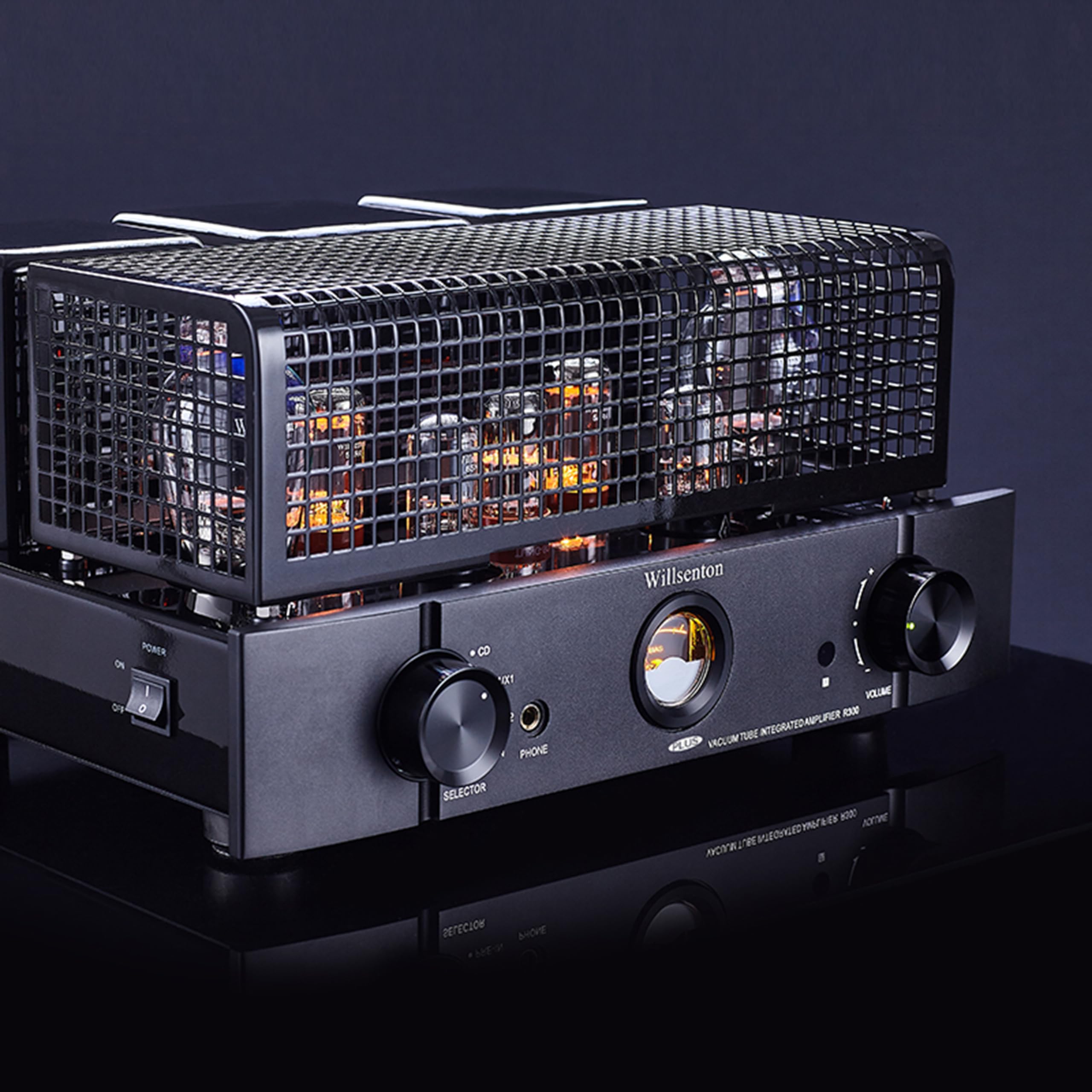 Willsenton R300 Plus Tube Amplifier 300Bx2 Single-Ended Class A Integrated Amplifier Power Amplifier Headphones amp All in One