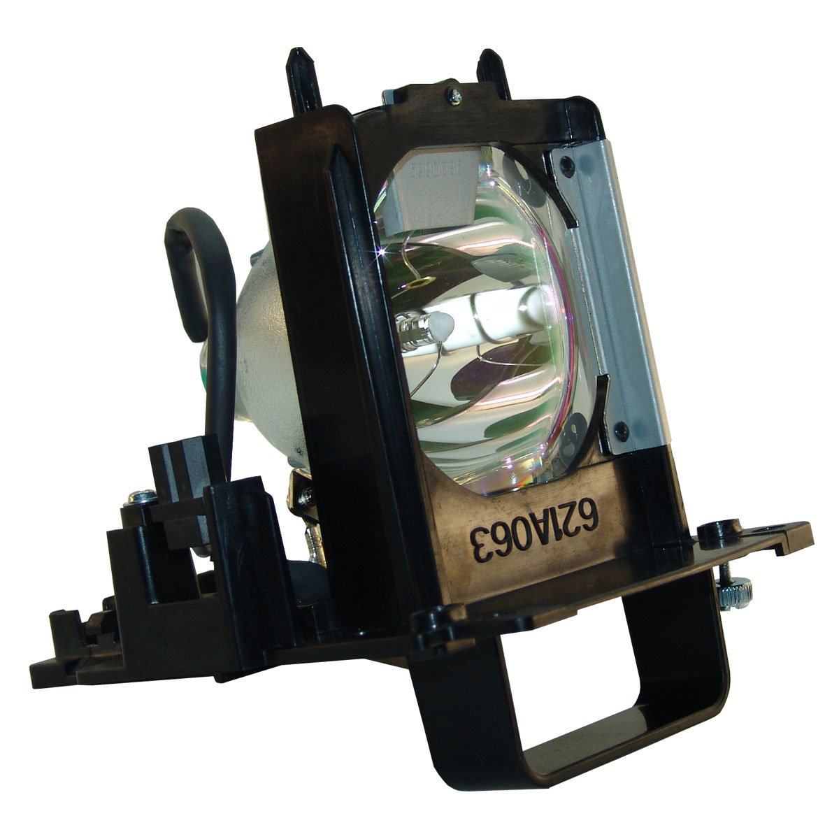 AuraBeam Professional 915B455011 Replacement Lamp with Housing for Mitsubishi WD-73640 (Original Philips Bulbs Inside)