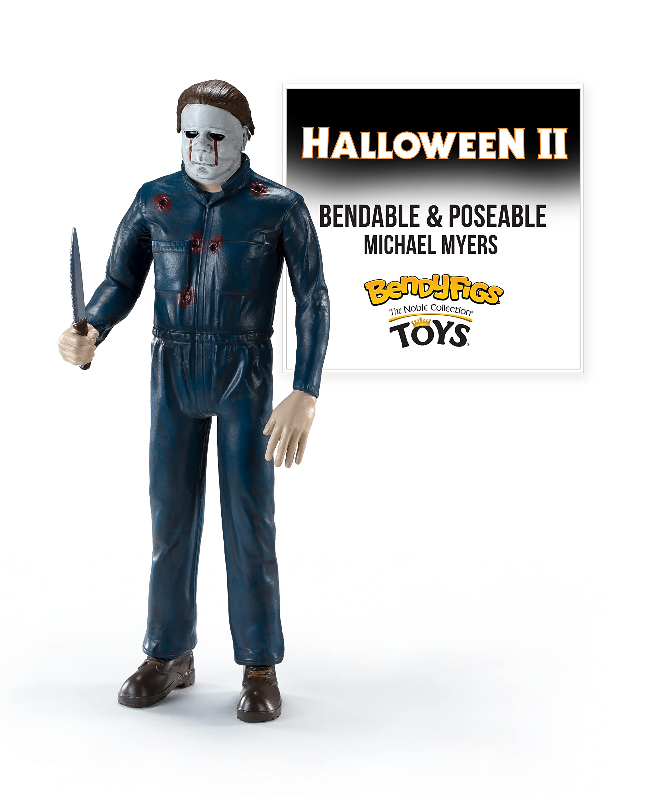 BendyFigs The Noble Collection Halloween II Michael Myers