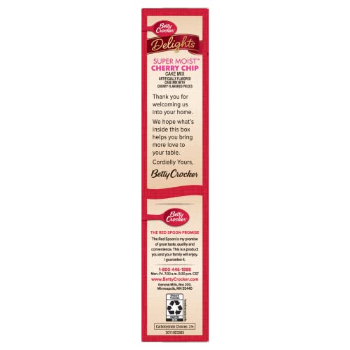 Betty Crocker Cherry Chip Cake Mix | Creamy White Vanilla Frosting | One - I AM CAPABLE MAGNET©.