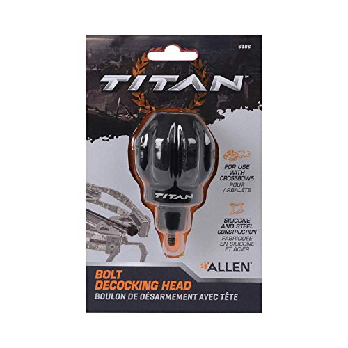 Allen Company Titan⢠Crossbow Bolt De-Cocking Head, Standard Arrow Threads, Black