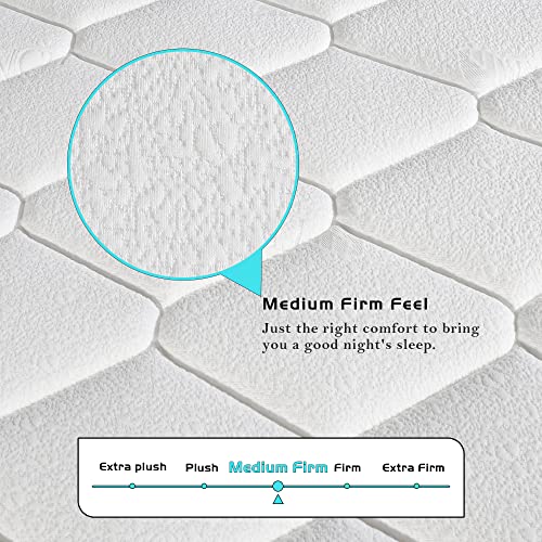 CHEVNI Full Mattress, 10 inch Hybrid Mattress with Gel Memory Foam,Motion Isolation Individually Wrapped Pocket Coils, Euro Top Design Full Size Mattresses