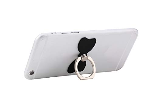 lenoup 4 Pack Cell Phone Bow Ring Holder,Bowknot Phone Ring Kickstand,360 Rotation Cell Phone Finger Ring Grip for Almost All Phones,Pad