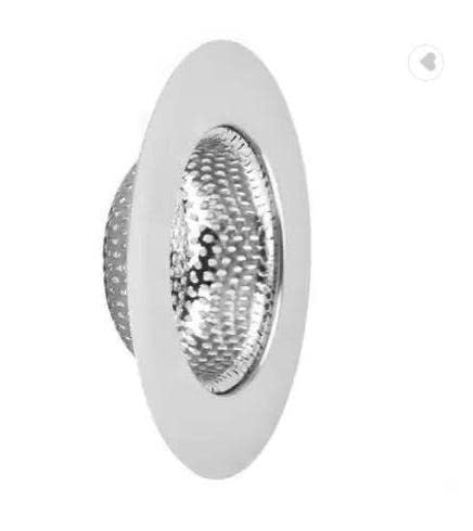 BaraBara Kitchen Sink Strainer, Stainless Steel Sink Drain Strainer, Kitchen Sink Strainer Basket, 6 Pieces Ideal for Kitchen, Bathroom, Shower Room.