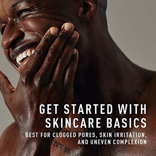Bevel Skin Care Set - Includes Face Wash with Tea Tree Oil, Glycolic Acid Exfoliating Pads, Lightweight Face Moisturizer, Helps Treat Blemishes, Bumps and Discoloration (Packaging May Vary)