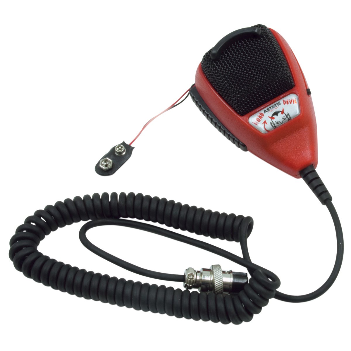 Astatic (302-10036 RD104E Road Devil Amplified 4-Pin CB Microphone, Black