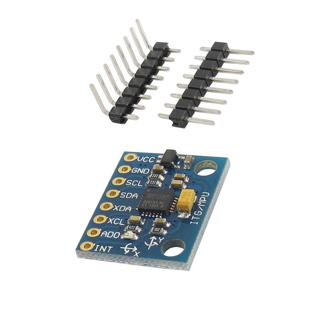 Mixse MPU-6050 MPU6050 GY-521 3 Axis Accelerometer Gyroscope Sensor Module 6DOF 16 Bit AD Converter Data Output for Arduino Raspberry UNO 1pcs