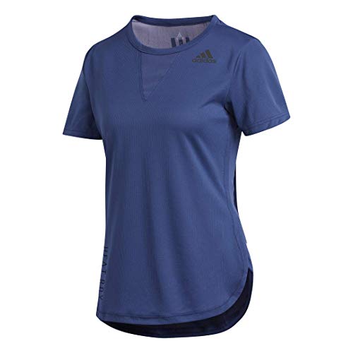 adidas Women's Training 3-Stripes Tee HEAT.RDY Tech Indigo X-Large