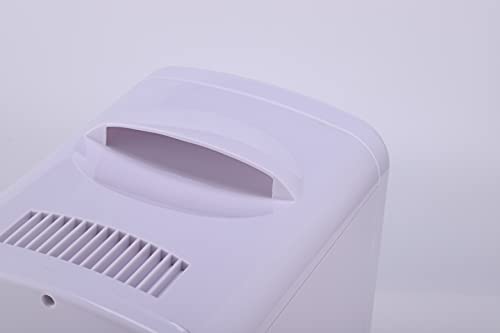KOUDERA 4L Mini Portable Compact Personal Fridge Cooler and Warmer with AC DC Power, Small Refrigerator for Skincare, Breast Milk - Home and Travel- Gift - Freon-Free and Eco Friendly, White.