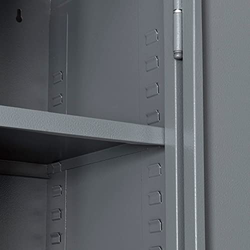 Global Industrial Assembled Wall Storage Cabinet, 13-3/4x12-3/4x30, Gray