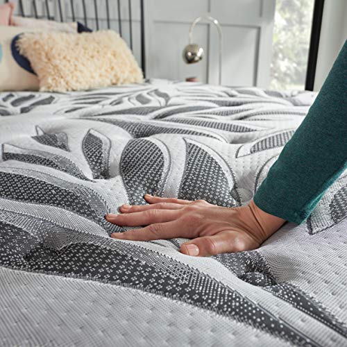 Sealy Posturepedic Plus, Tight Top 15 Plush Ultra Soft Mattress with Surface-Guard and 5-Inch Foundation, Queen, Grey