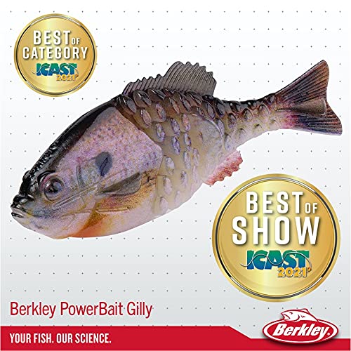 Berkley Powerbait Gilly Fishing Soft Bait, HD Bluegill, 90mm