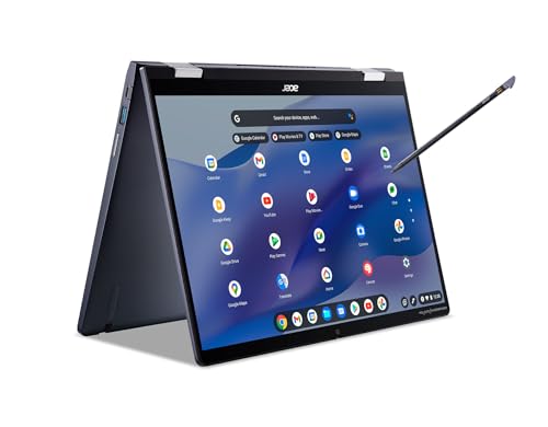 acer Chromebook Spin 714 CP714-1WN-53M9 Laptop Intel Evo Intel Core i5-1235U 14" 1920x1200 IPS Touch Display 8GB LPDDR4X 256GB SSD Wi-Fi 6E FHD MIPI Webcam Backlit Keyboard Chrome OS
