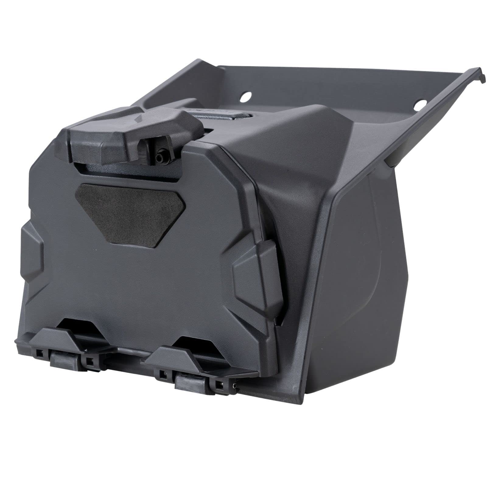 A & UTV PRO Electronic Device Tablet Holder, Phone Ipad GPS Holder Mounts with Storage Box Organizer Tray for 2018-2024 Polaris Ranger XP 1000 Crew Diesel Accessories,1PC