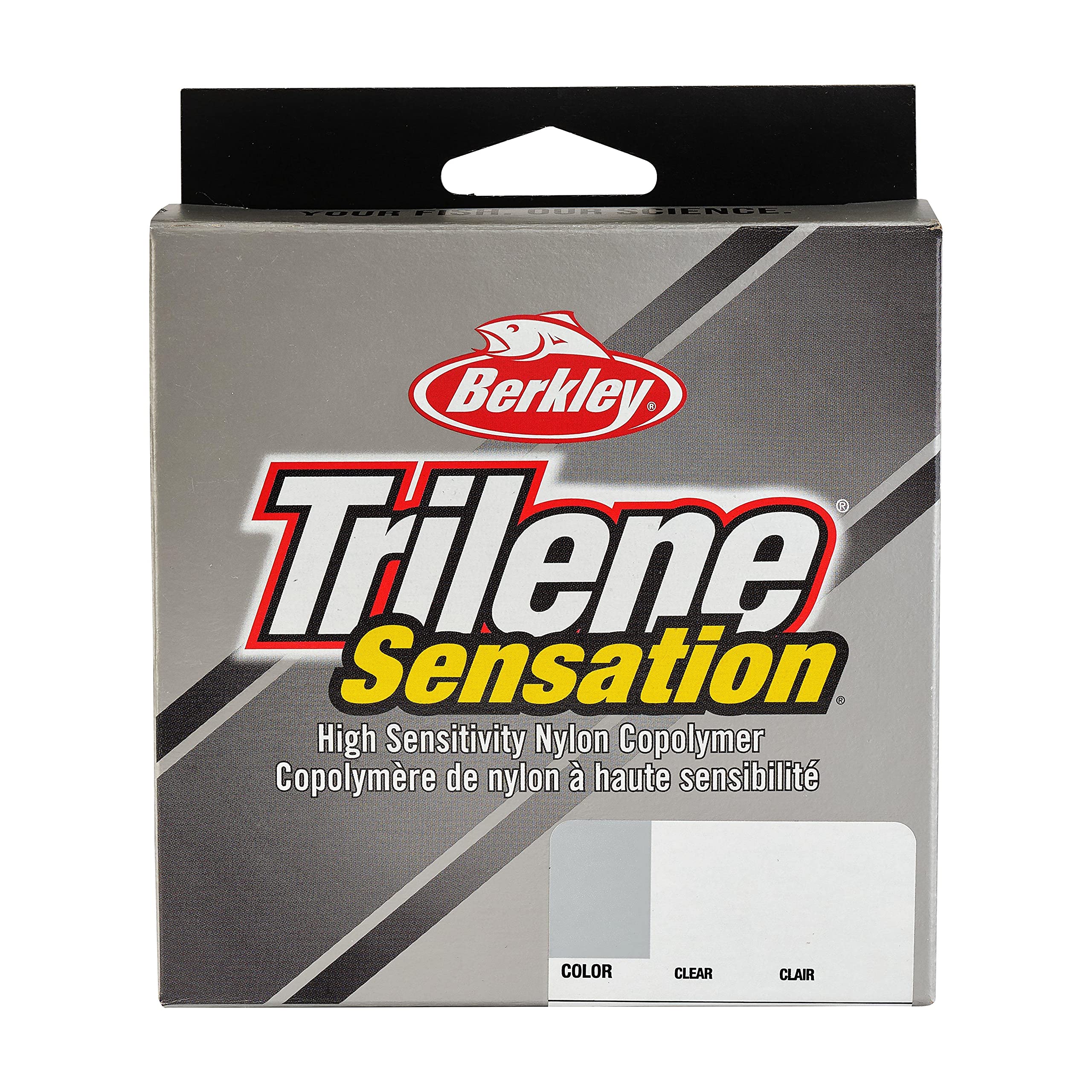 Berkley Trilene® Sensation, Clear, 12lb | 5.4kg Monofilament Fishing Line, Suitable for Freshwater Environments